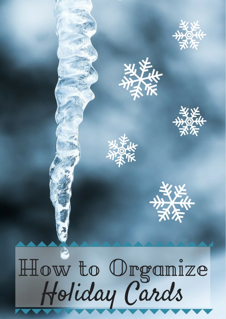 How To Organize Holiday Cards - Sweet Melissa